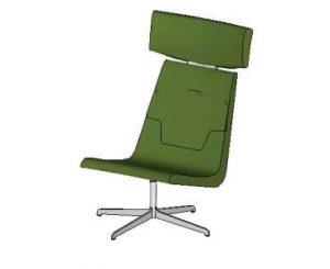 Chair Gerenciaal 3D SKP Model for SketchUp • Designs CAD