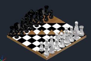 Chess 3D DWG Model for AutoCAD • Designs CAD