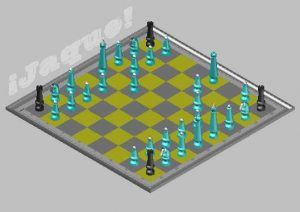 Chess 3D DWG Model for AutoCAD • Designs CAD
