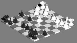 Glass Chess Board 3D DWG Model for AutoCAD • Designs CAD