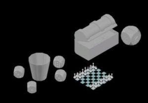 Chess Board Game 3D DWG Model for AutoCAD • Designs CAD