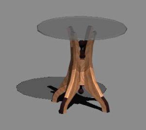 Circular Table 3D DWG Model for AutoCAD • Designs CAD