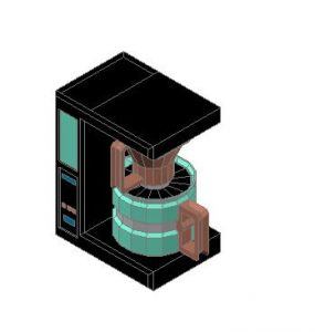 Coffee 3D DWG Model for AutoCAD • Designs CAD