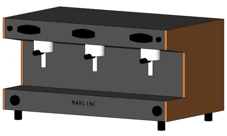 Coffee 3D DWG Model for AutoCAD • Designs CAD