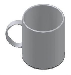 Coffee Cup 3D DWG Model for AutoCAD • Designs CAD