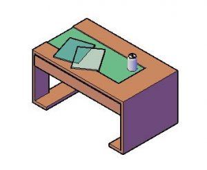Coffee Table 3D DWG Model for AutoCAD • Designs CAD