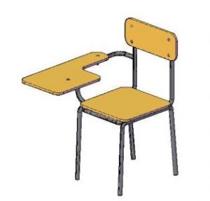 College Desk DWG Block for AutoCAD • Designs CAD