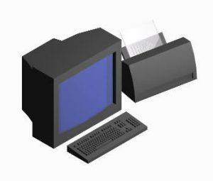 Computer 3D DWG Model for AutoCAD • Designs CAD