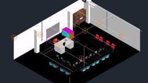 Computer Room 3D DWG Model for AutoCAD • Designs CAD