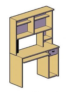 Computer Table DWG Block for AutoCAD • Designs CAD