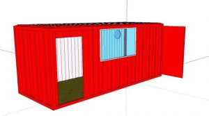 Container 3D SKP Model for SketchUp • Designs CAD
