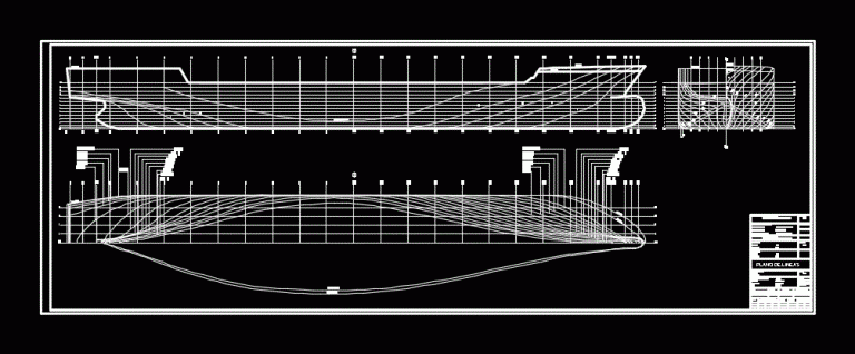 Container Line Layout DWG Plan for AutoCAD • Designs CAD