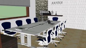 Contemporary Conference Room 3D SKP Model for SketchUp | DesignsCAD