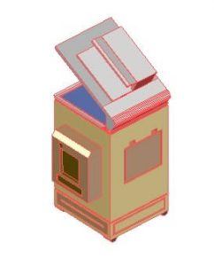 Copier 3D DWG Model for AutoCAD • Designs CAD
