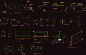 Counter And Seat Details DWG Detail for AutoCAD • Designs CAD