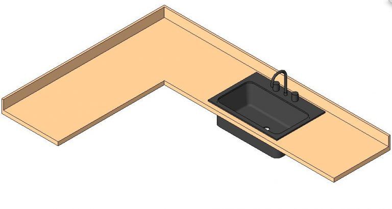 Countertop RFA CAD Drawing • Designs CAD
