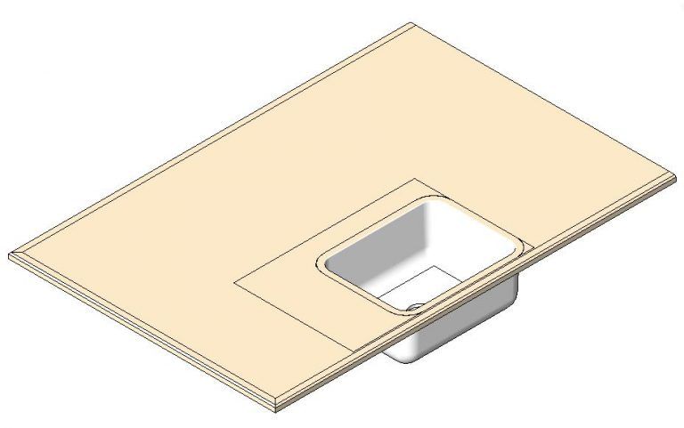 Countertop DWG Block for AutoCAD • Designs CAD