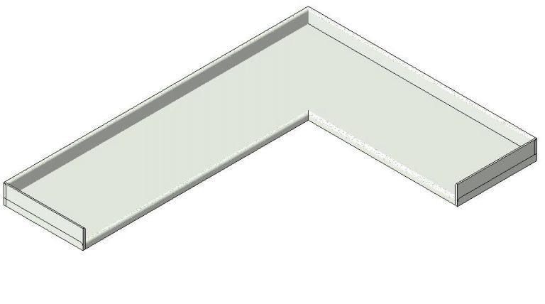 Countertop Curaval DWG Block for AutoCAD • Designs CAD