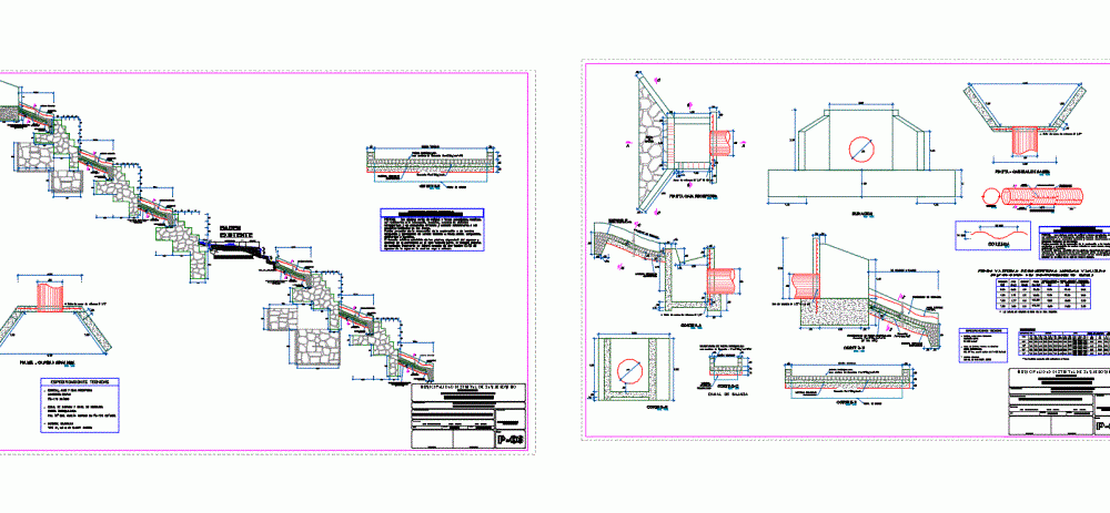 Culvert And Retaining Walls DWG Plan for AutoCAD • Designs CAD