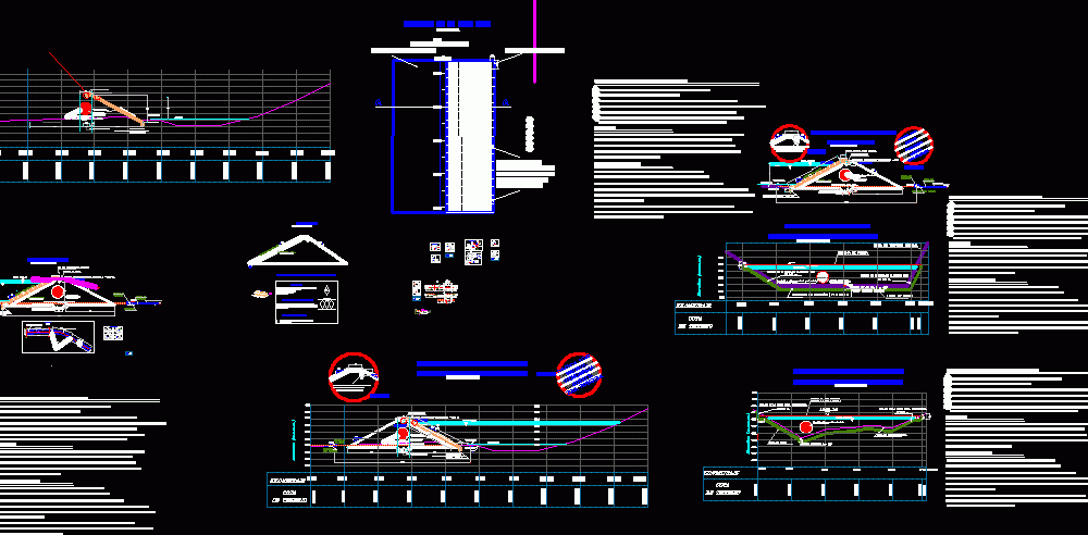 Dams Plans Complete DWG Plan for AutoCAD • Designs CAD