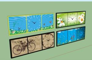 Decorative Paintings 3D SKP Model for SketchUp • Designs CAD