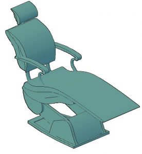 Dentist Chair For 3D DWG Model for AutoCAD • Designs CAD