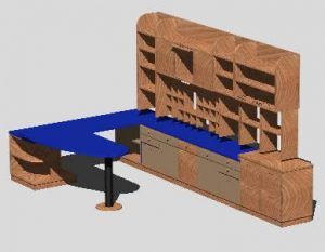 Desk 3D DXF Model for AutoCAD • Designs CAD