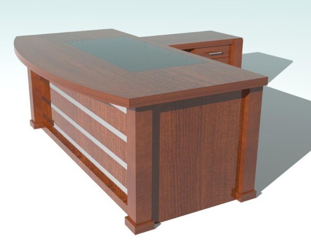 Desk - Table 3D 3DS Model for 3D Studio Max • Designs CAD