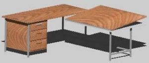 Drafting Table with Drawers 3D DWG Model for AutoCAD • Designs CAD