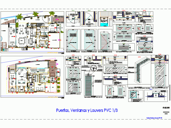 Details Pvc Doors And Windows DWG Detail for AutoCAD • Designs CAD