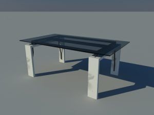 Dining Table 3D MAX Model for 3D Studio Max • Designs CAD