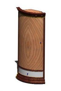 Display Cabinet 3D DWG Model for AutoCAD • Designs CAD