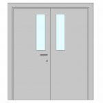 Door 2 Sheets 3D RFA Model • Designs CAD
