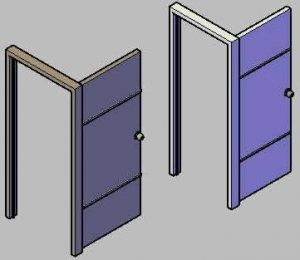 Doors 3D DWG Model for AutoCAD • Designs CAD