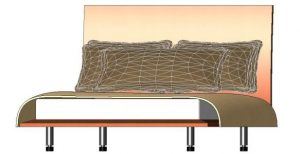 Double Bed 3D RFA Model • Designs CAD