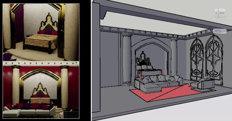 Double Suite 3D DWG Model for AutoCAD • Designs CAD