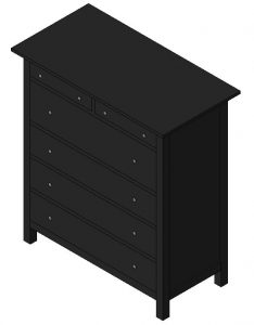 Drawer 3D DWG Model for AutoCAD • Designs CAD