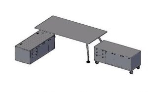 Drawers - Table 3D DWG Model for AutoCAD • Designs CAD