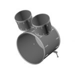 Drum Set Musical Instrument 2D DWG Block for AutoCAD • Designs CAD