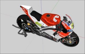 Ducati Motorcycle 3D SKP Model for SketchUp • Designs CAD