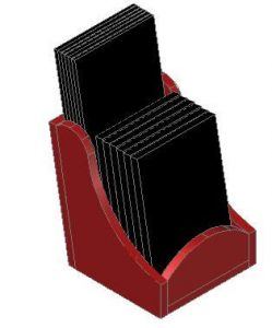 Exhibitor Of Books DWG Block for AutoCAD • Designs CAD