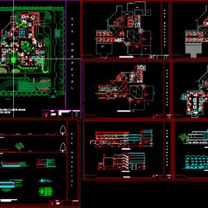 Eye Hospital DWG Block for AutoCAD | Designs CAD