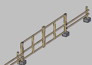 Fence 3D DWG Model for AutoCAD • Designs CAD