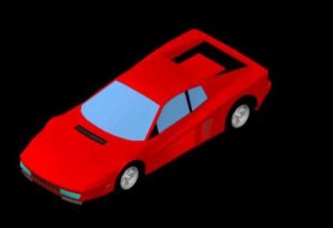 Ferrari Auto 3D DWG Model for AutoCAD • Designs CAD