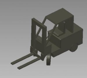 Forklift 3D DWG Model for AutoCAD • Designs CAD