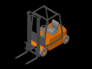 Fork - Lift 3D DWG Model for AutoCAD • Designs CAD