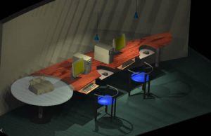 Furniture For Computer 3D DWG Model for AutoCAD • Designs CAD