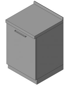 Furniture Kitchen 3D RFA Model • Designs CAD