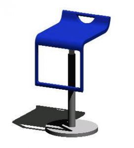 Gar Chair 3D DWG Model for AutoCAD • Designs CAD