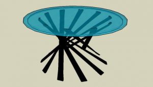 Garden Table 3D SKP Model for SketchUp • Designs CAD